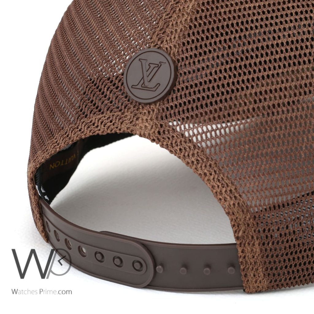 Louis Vuitton LV Brown mesh snapback Cap | Watches Prime