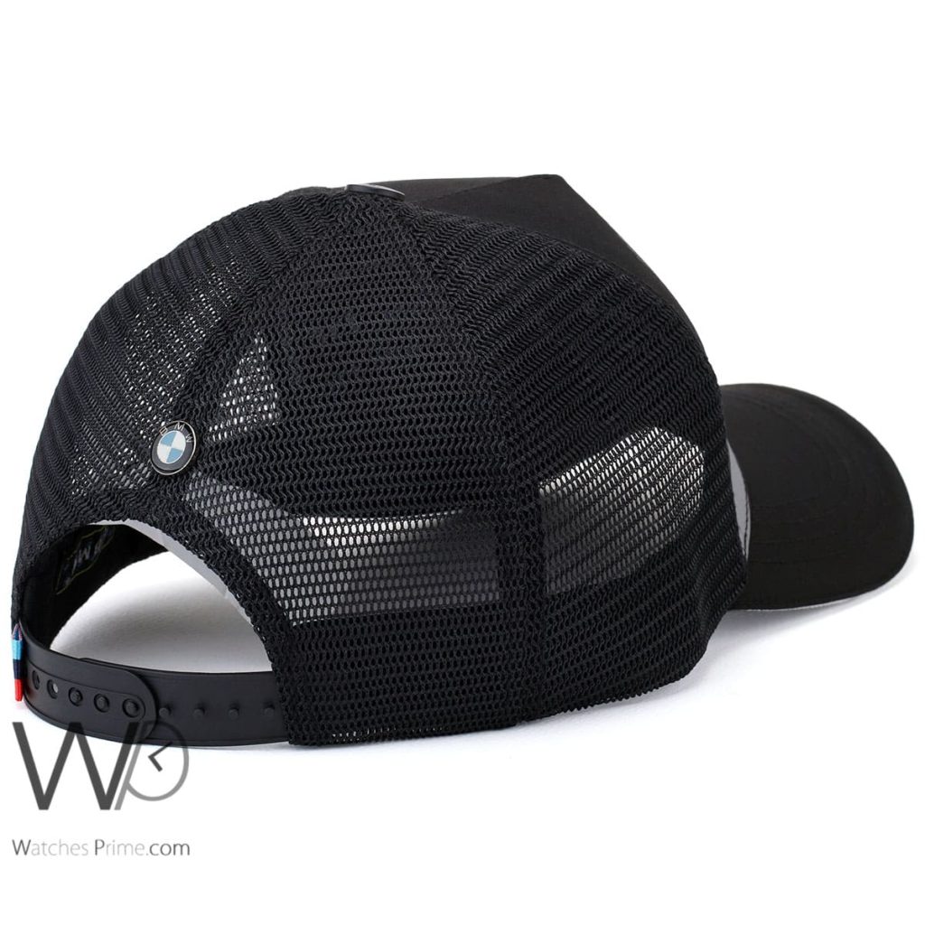 BMW Motor Sport Black snapback Cap | Watches Prime