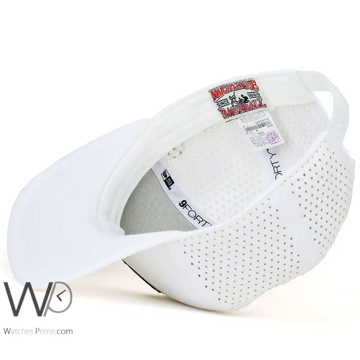 Dodgers LA Los Angeles White Snapback Cotton Flat Cap | Watches Prime