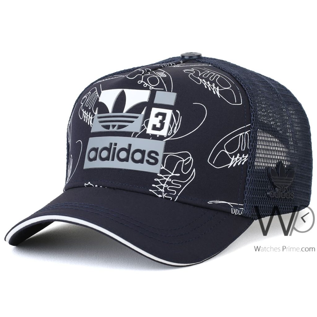 Adidas Navy Blue trucker Cap For men | Watches Prime