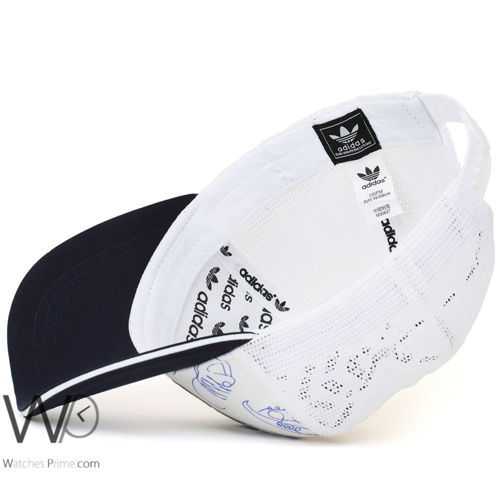 Adidas 3 trucker Cap Mesh White | Watches Prime