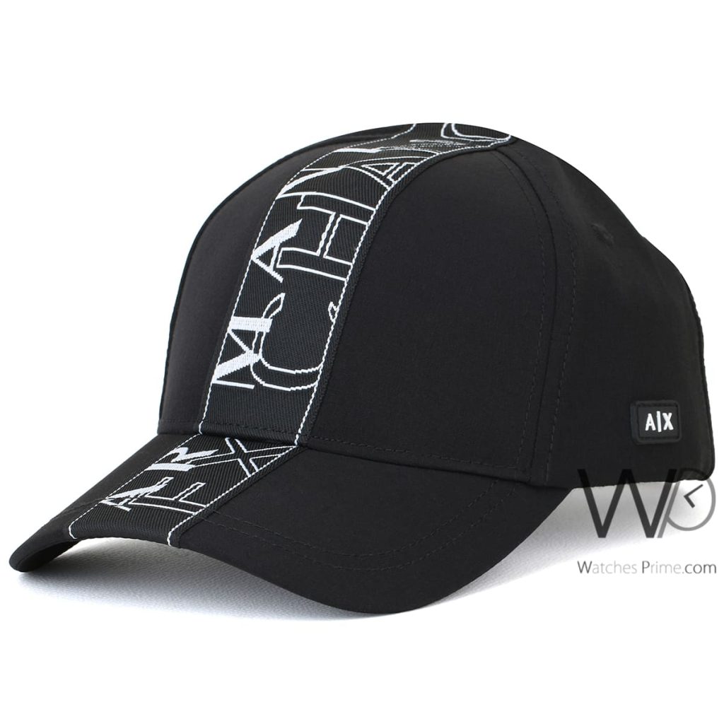 Armani Exchange AX Black Baseball Cap | Watches Prime