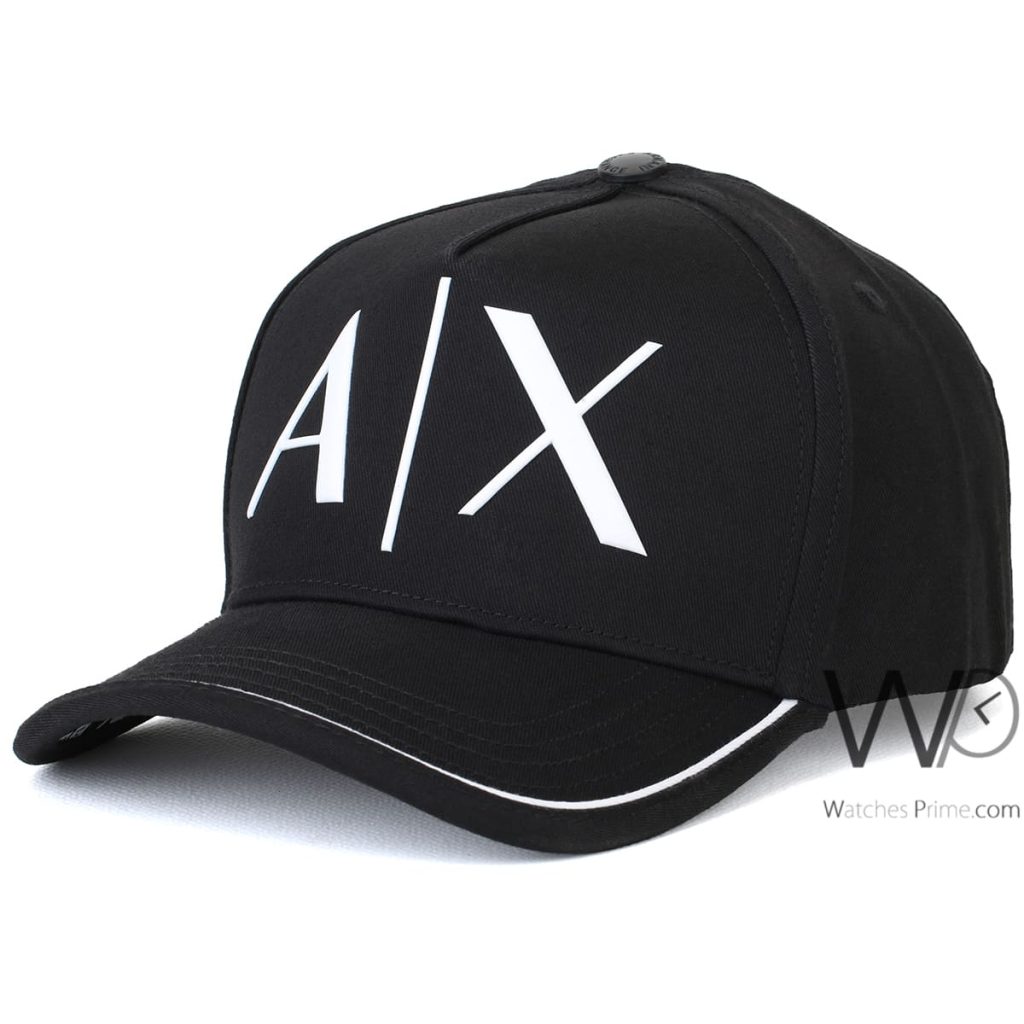 Armani Exchange AX Black Baseball Cap | Watches Prime