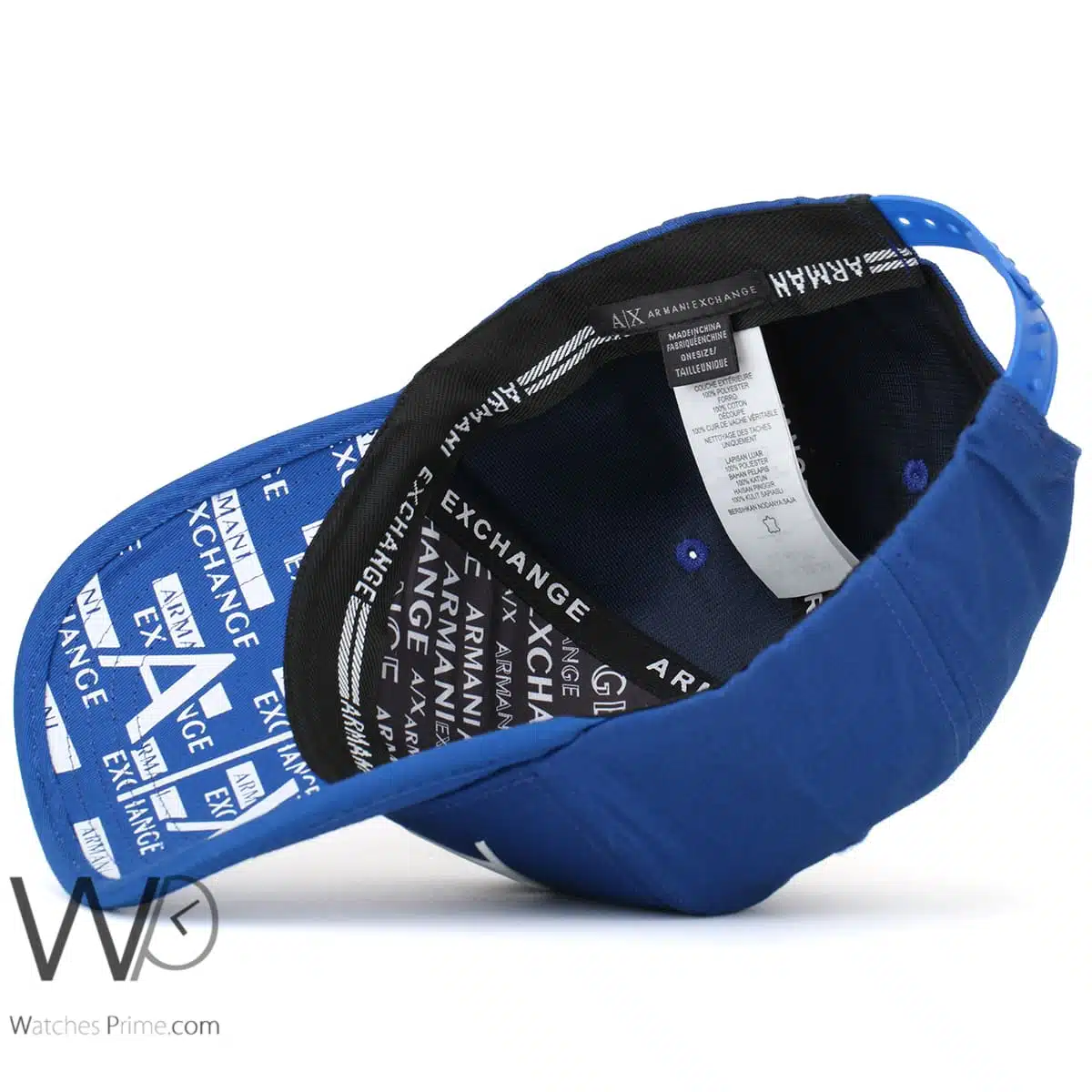 Armani Exchange AX Blue Baseball Cap | Watches Prime