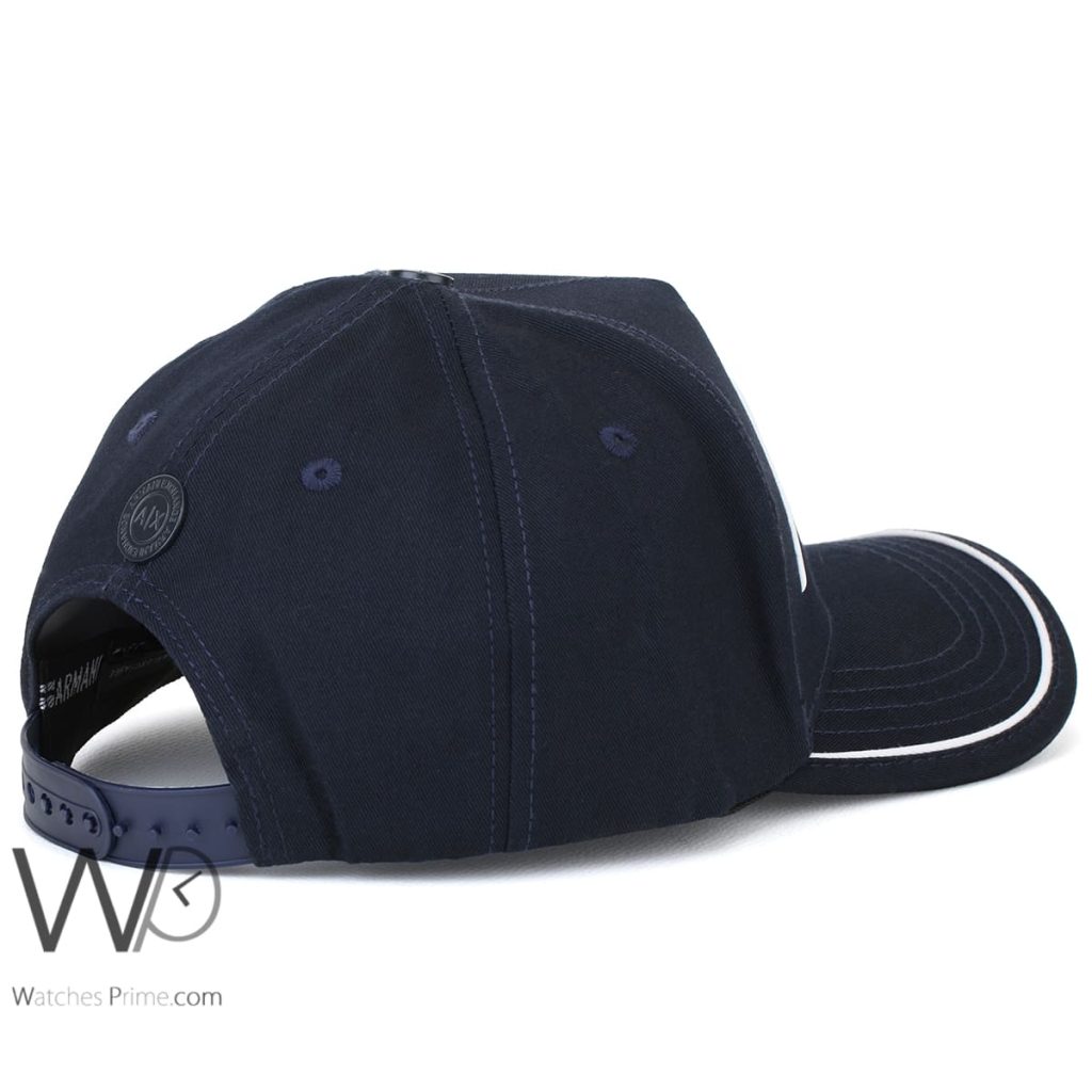 Armani Exchange AX Navy Blue Baseball Cap | Watches Prime