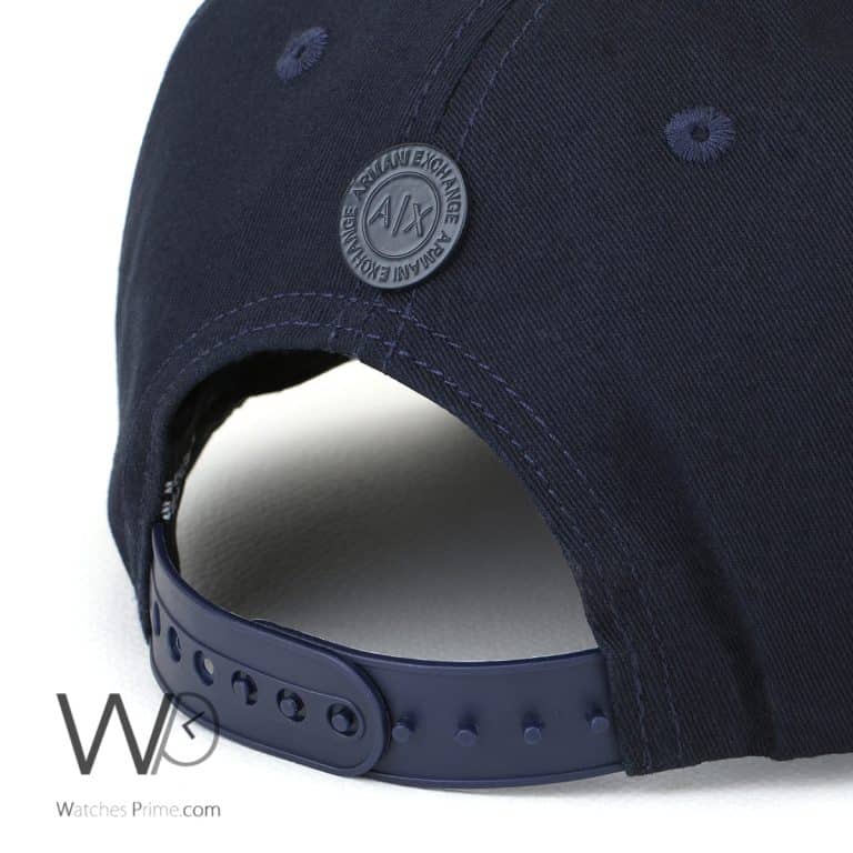 Armani Exchange AX Navy Blue Baseball Cap | Watches Prime
