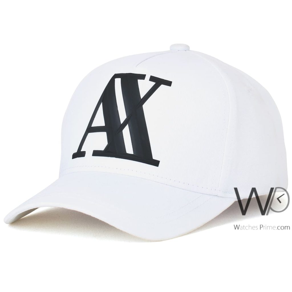 Armani Exchange AX White Baseball Cap | Watches Prime