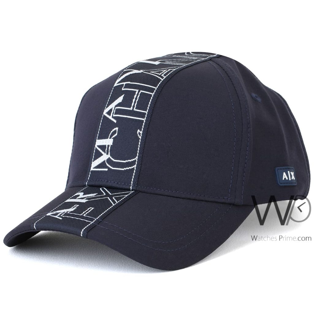 Armani Exchange AX Navy Blue Baseball Cap | Watches Prime