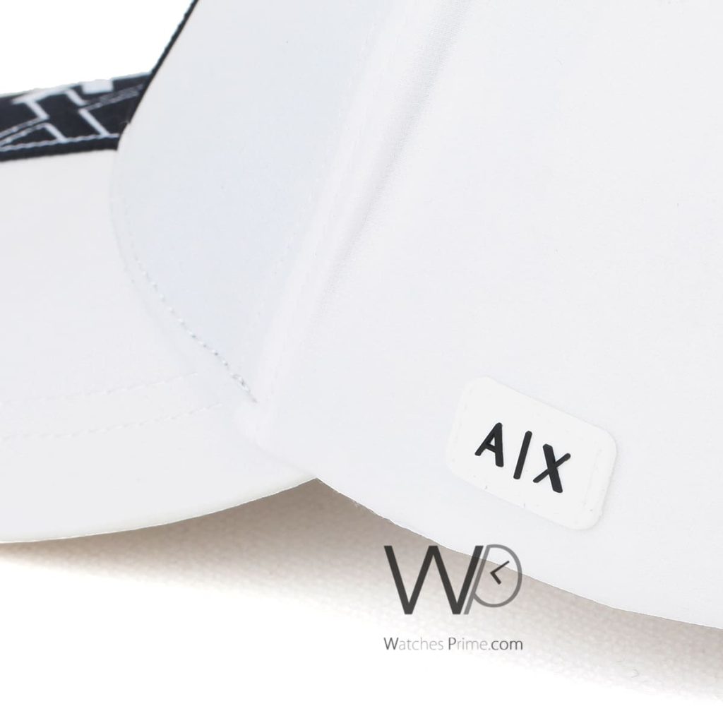 Armani Exchange AX White Baseball Cap | Watches Prime