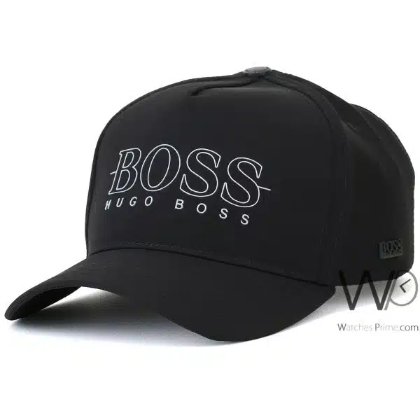 Hugo Boss Black Baseball Cap Cotton | Watches Prime