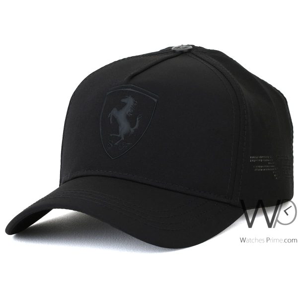 Ferrari SF Horse Black Baseball Cotton Cap | Watches Prime