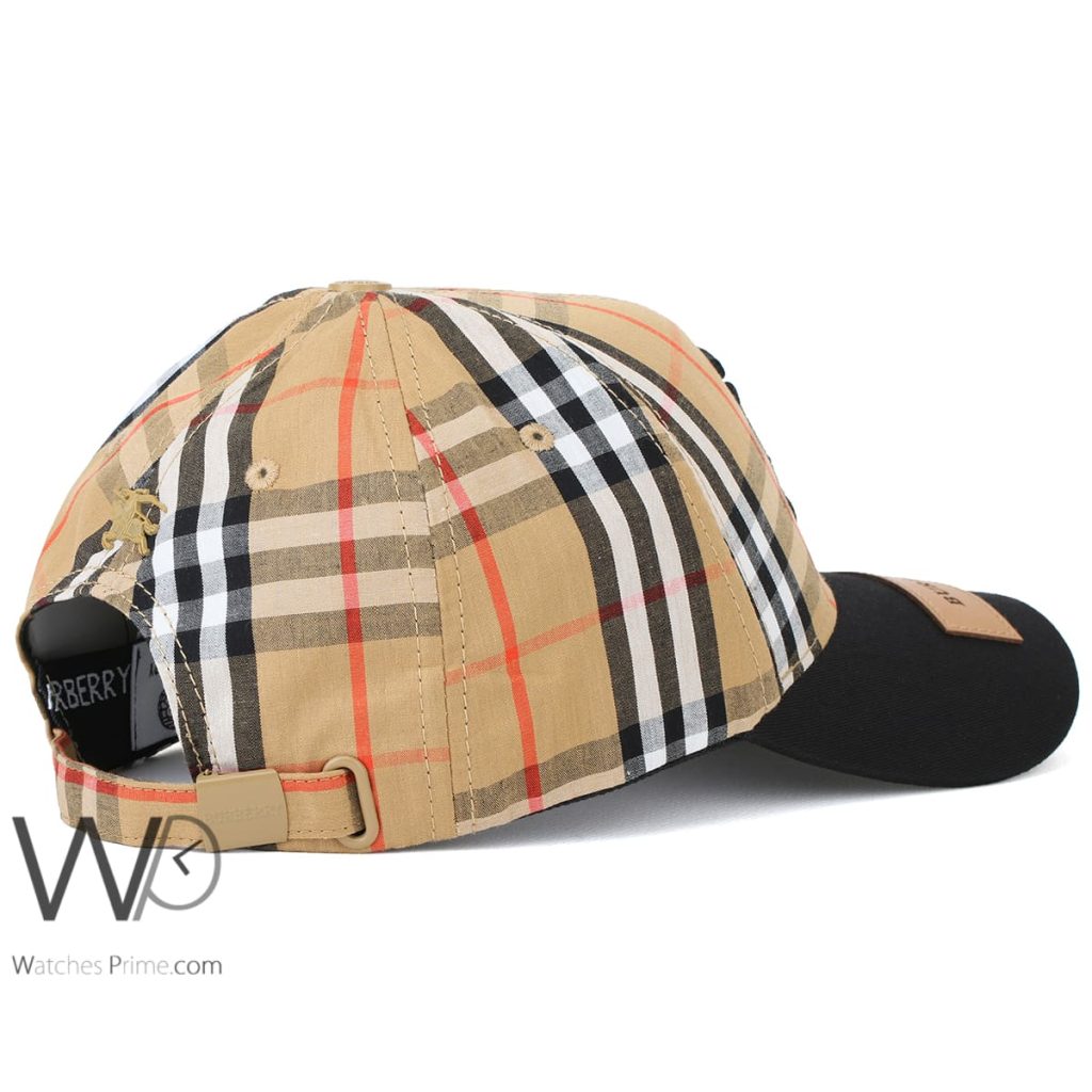 Burberry BT Baseball Cap Beige Black | Watches Prime