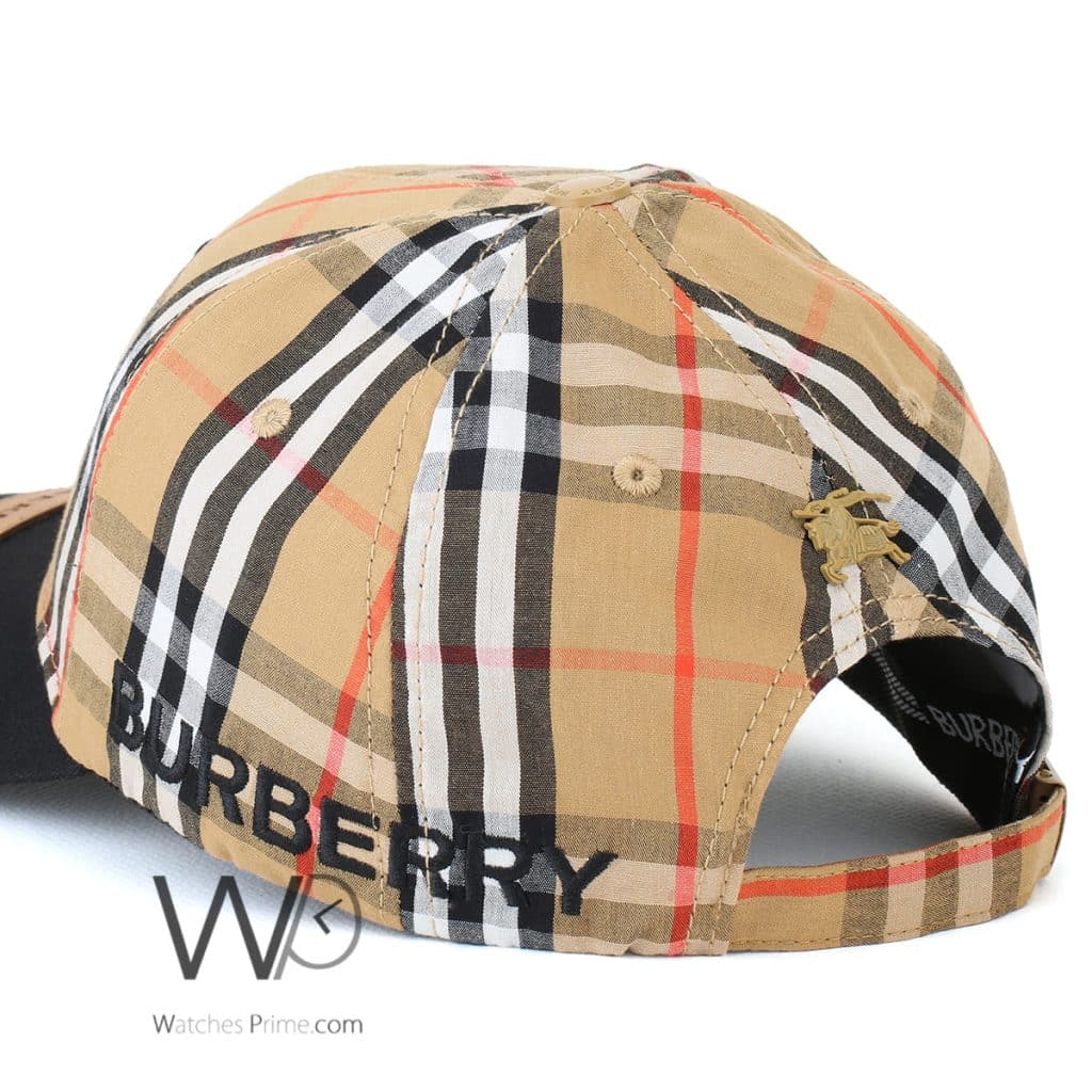 Burberry BT Baseball Cap Beige Black | Watches Prime