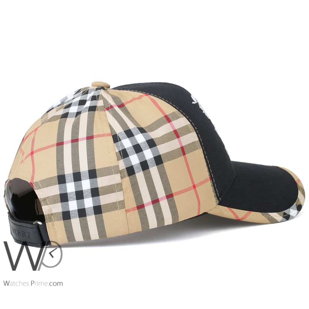 Burberry BT Black Beige Baseball Cap | Watches Prime