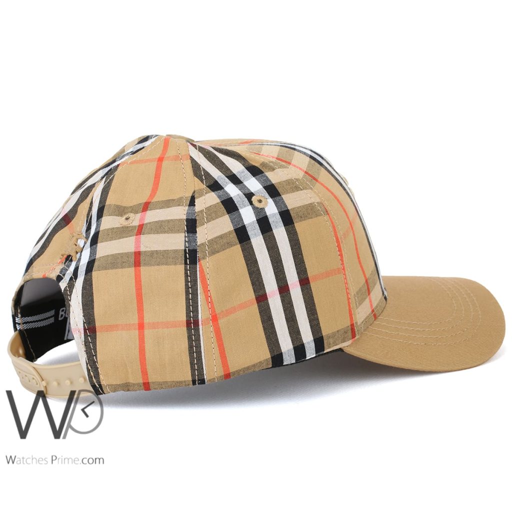 Burberry BT Beige Baseball Cap Cotton | Watches Prime