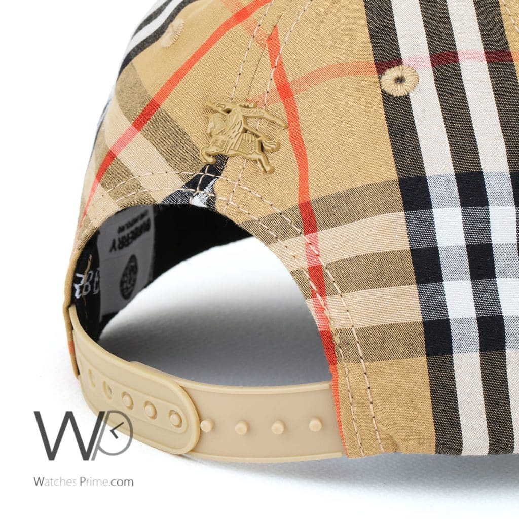 Burberry BT Beige White Baseball Cap | Watches Prime