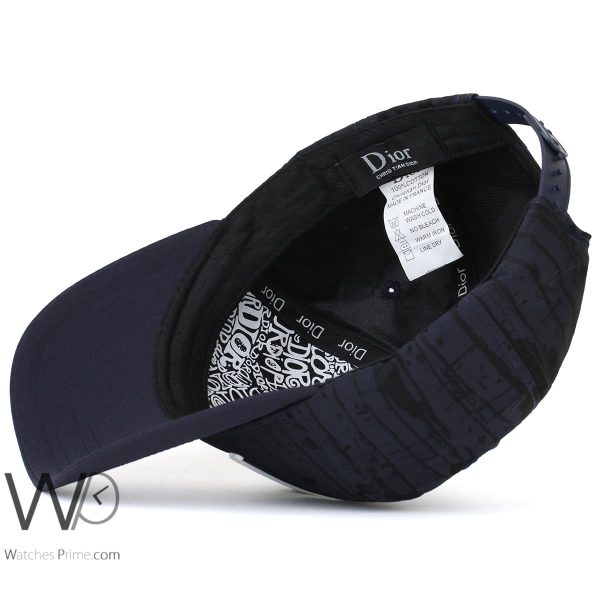 Christian Dior Blue Baseball Cotton CD Cap | Watches Prime