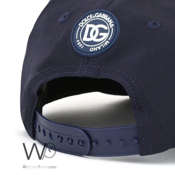 Dolce Gabbana Milano DG Baseball Navy Blue Cotton ap | Watches Prime