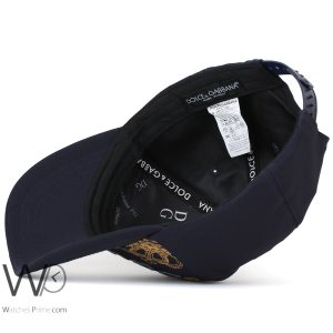 Dolce Gabbana Milano DG Baseball Navy Blue Cotton ap | Watches Prime