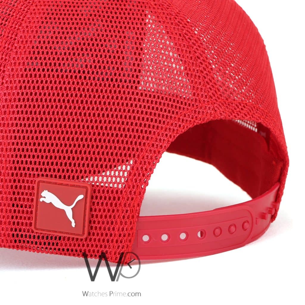 Ferrari Horse Red Trucker Cotton Cap | Watches Prime
