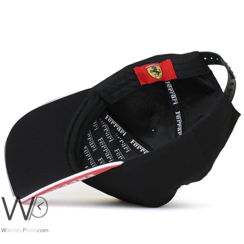 Ferrari SF Horse Black Baseball Cotton Cap | Watches Prime