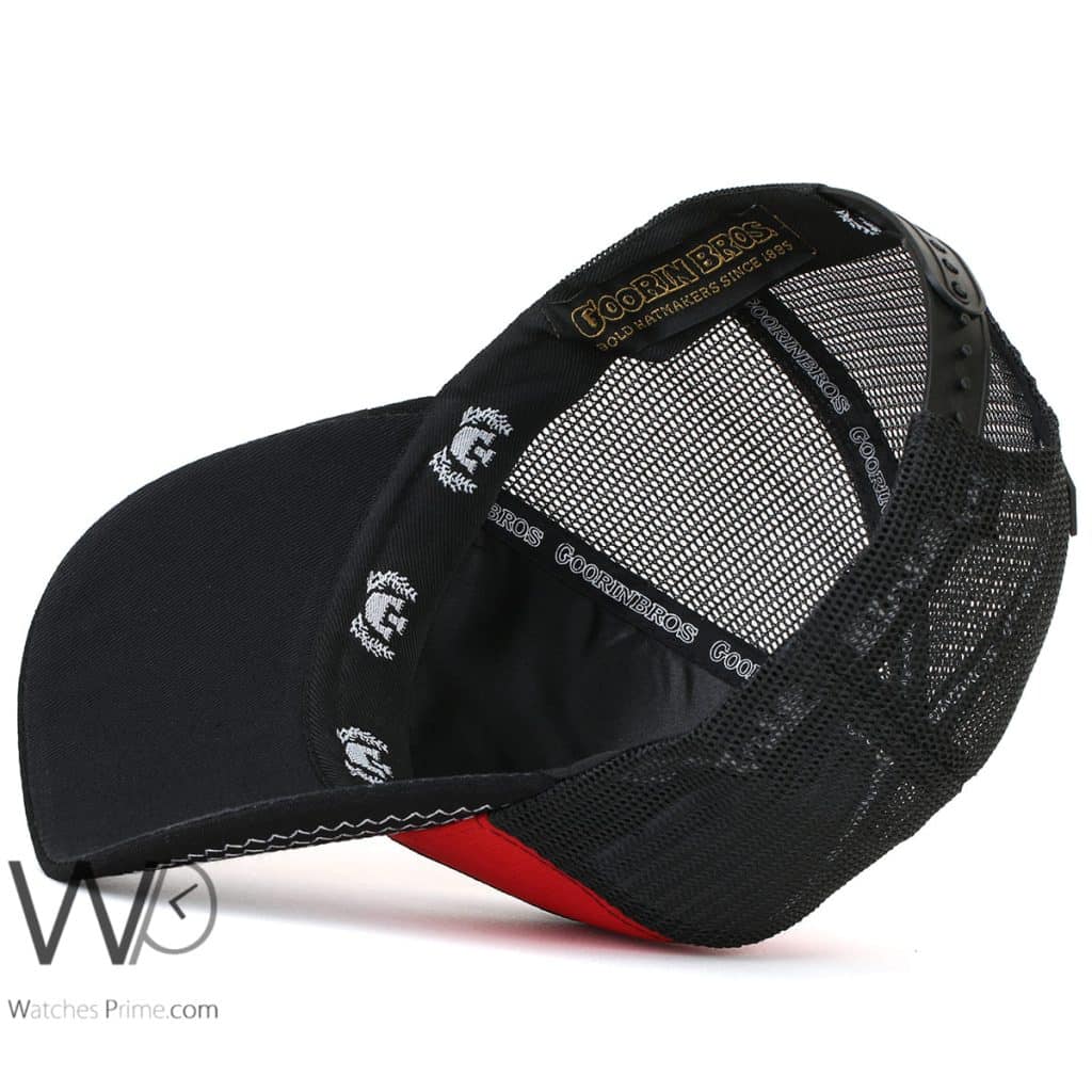 Goorin Bros Shark Trucker Red Black Cap | Watches Prime