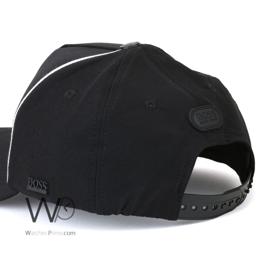 Hugo Boss Baseball Cap Cotton Black| Watches Prime