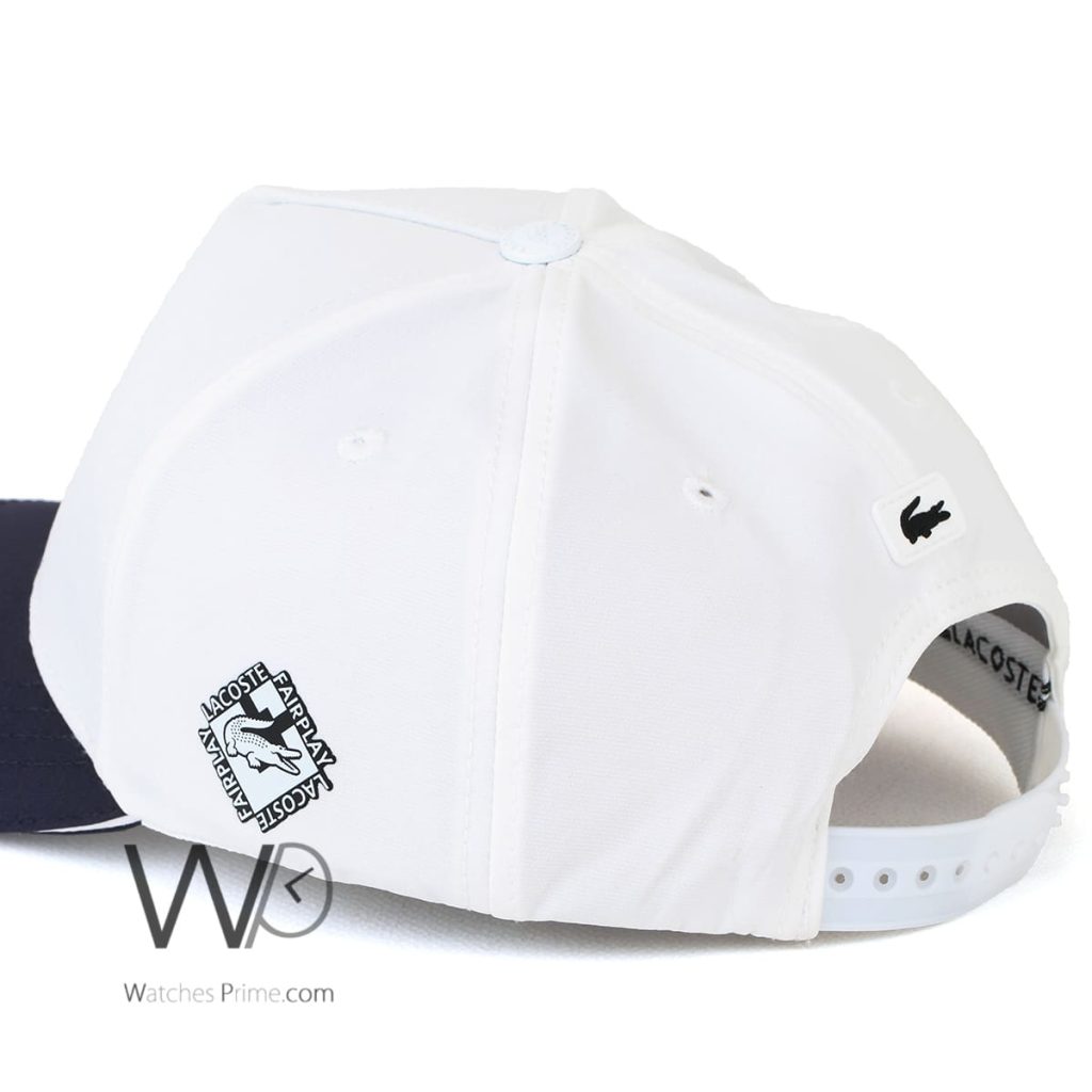 Lacoste Fairplay Baseball Cap White | Watches Prime
