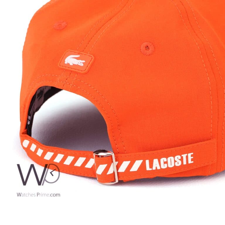 Lacoste EST Orange Baseball Cap | Watches Prime