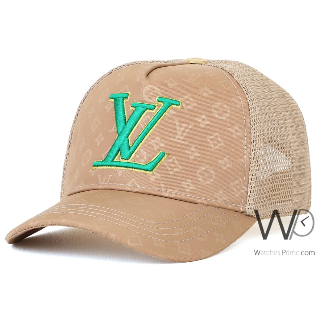 Beige Louis Vuitton LV Trucker Polyester Cap | Watches Prime