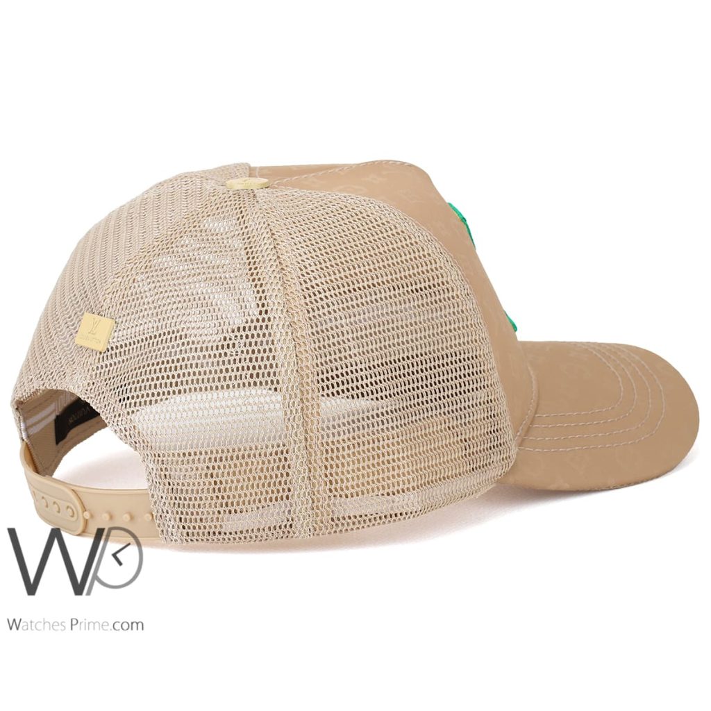 Beige Louis Vuitton LV Trucker Polyester Cap | Watches Prime