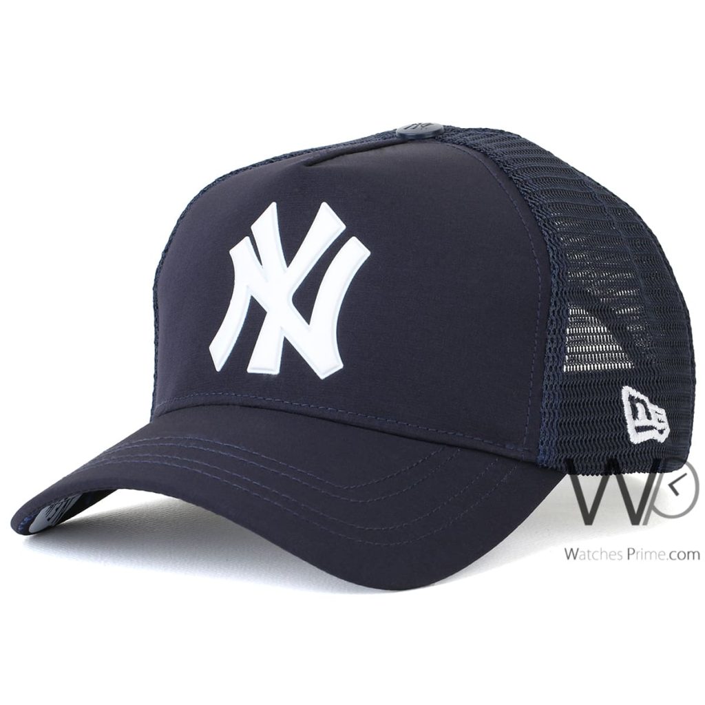 New York New Era NY Navy Blue Trucker Cap | Watches Prime