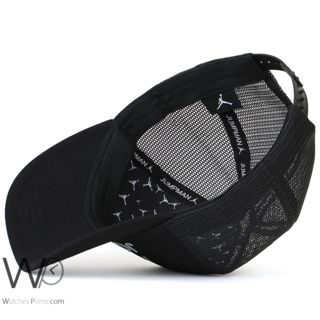 Nike Air Jordan Black trucker Net Cap | Watches Prime