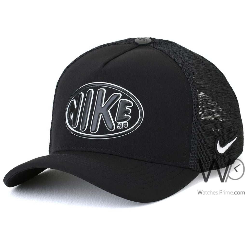Nike SB Black Trucker Mesh Cap | Watches Prime