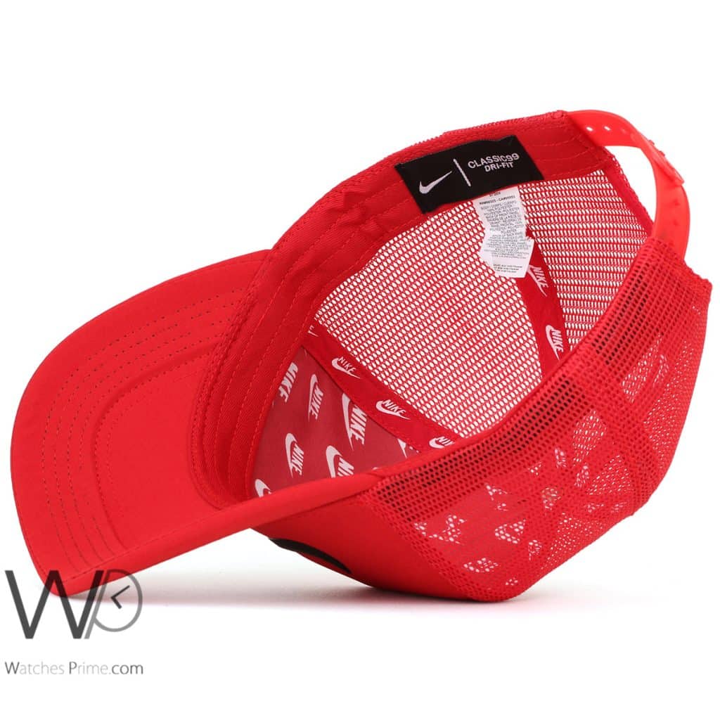 Nike Trucker Cap Red Mesh hat | Watches Prime
