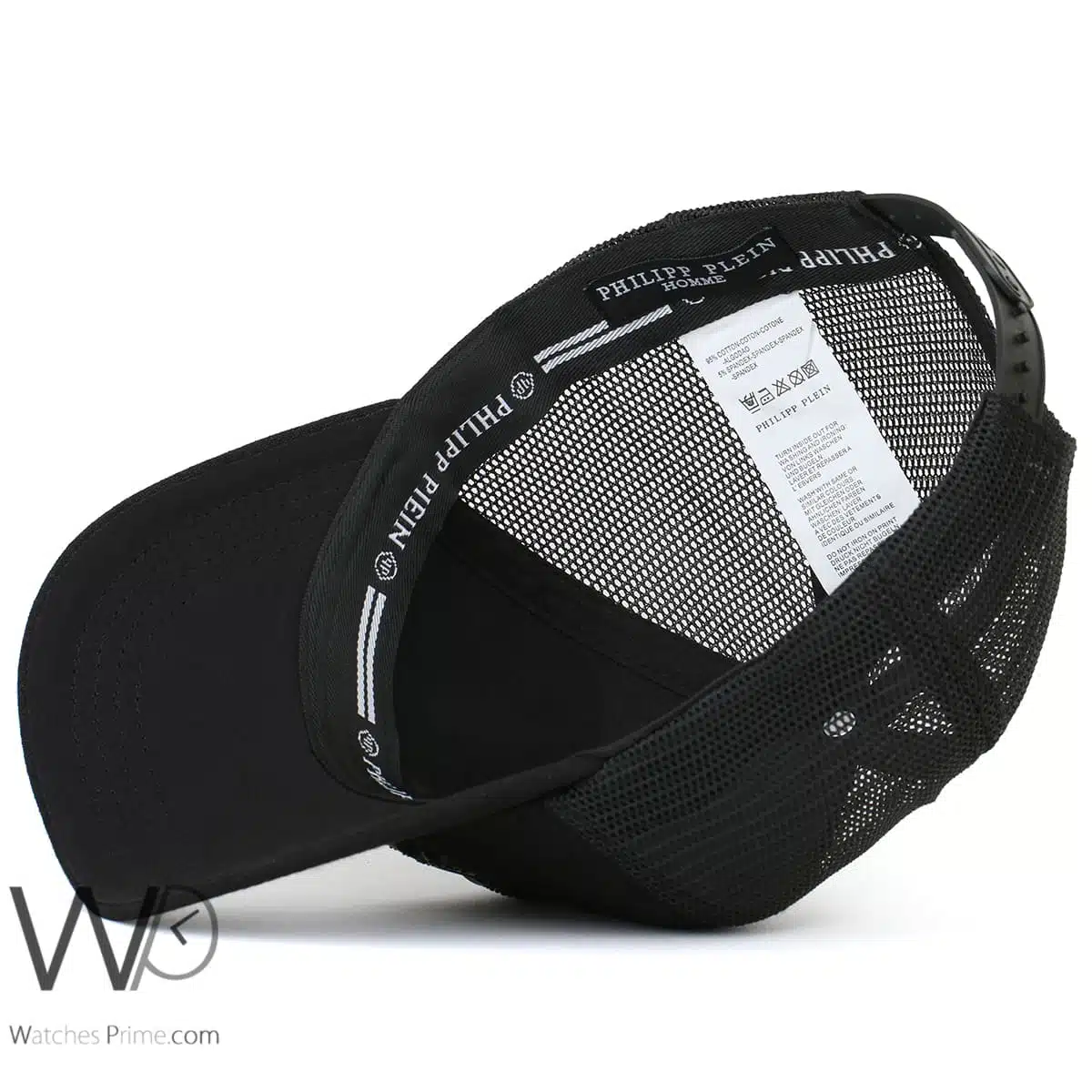 Philipp Plein PP Skull Trucker Black Cap | Watches Prime