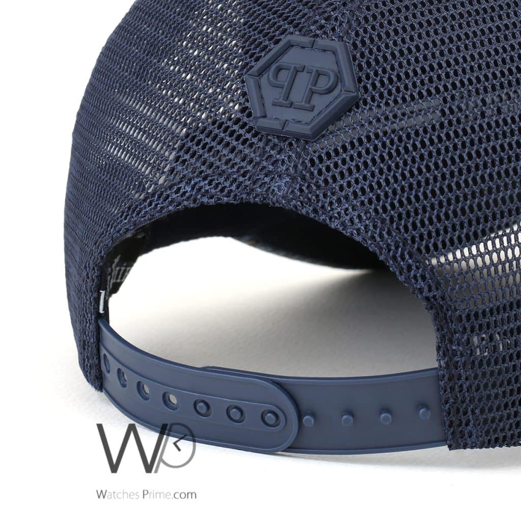 Philipp Plein PP Skull Trucker Blue Snake Cap | Watches Prime