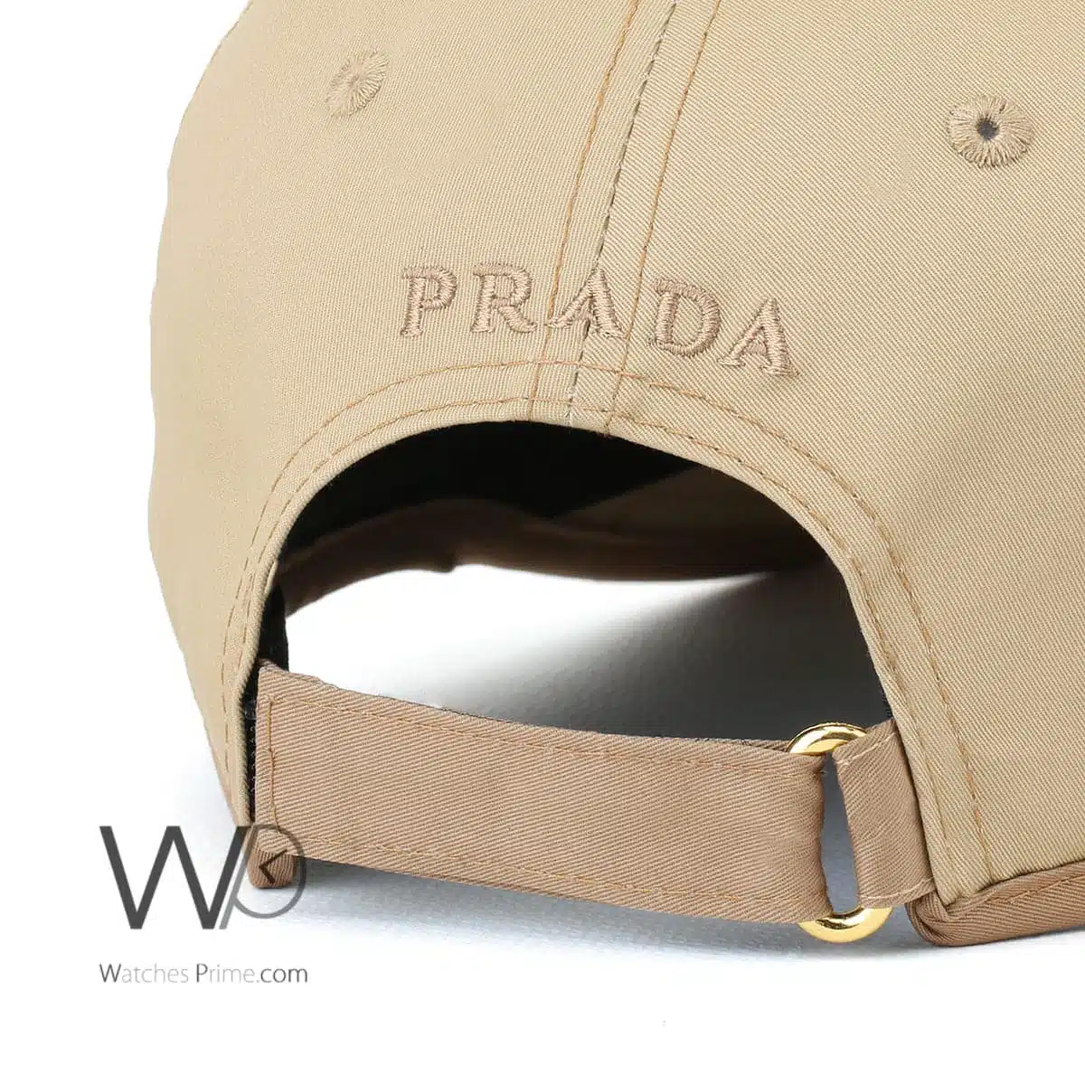 Prada Milano Baseball Beige Cap | Watches Prime