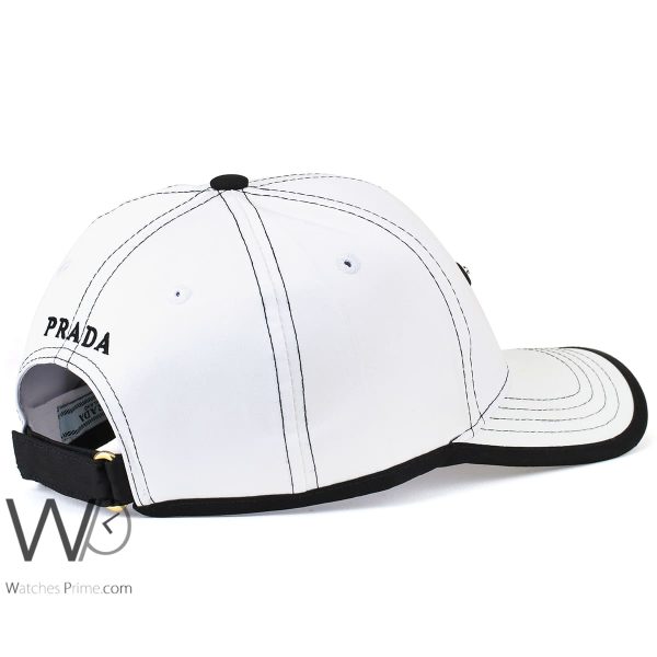 Prada Milano Baseball White Cap | Watches Prime
