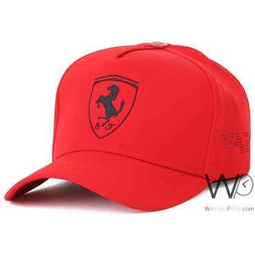 Ferrari SF Horse Red Baseball Cotton Cap | Watches Prime