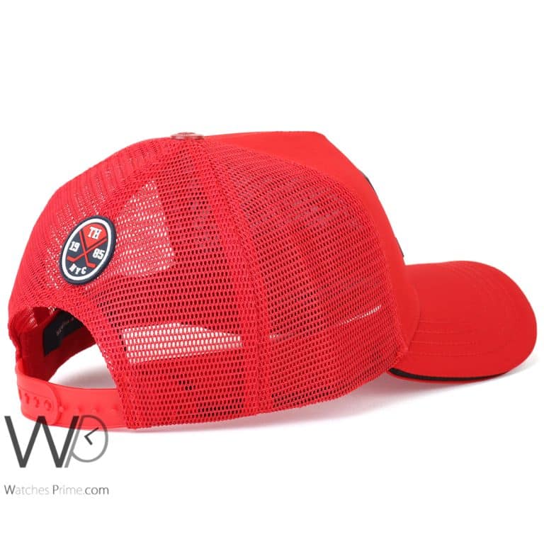 Tommy Hilfiger Red trucker Net Cap | Watches Prime