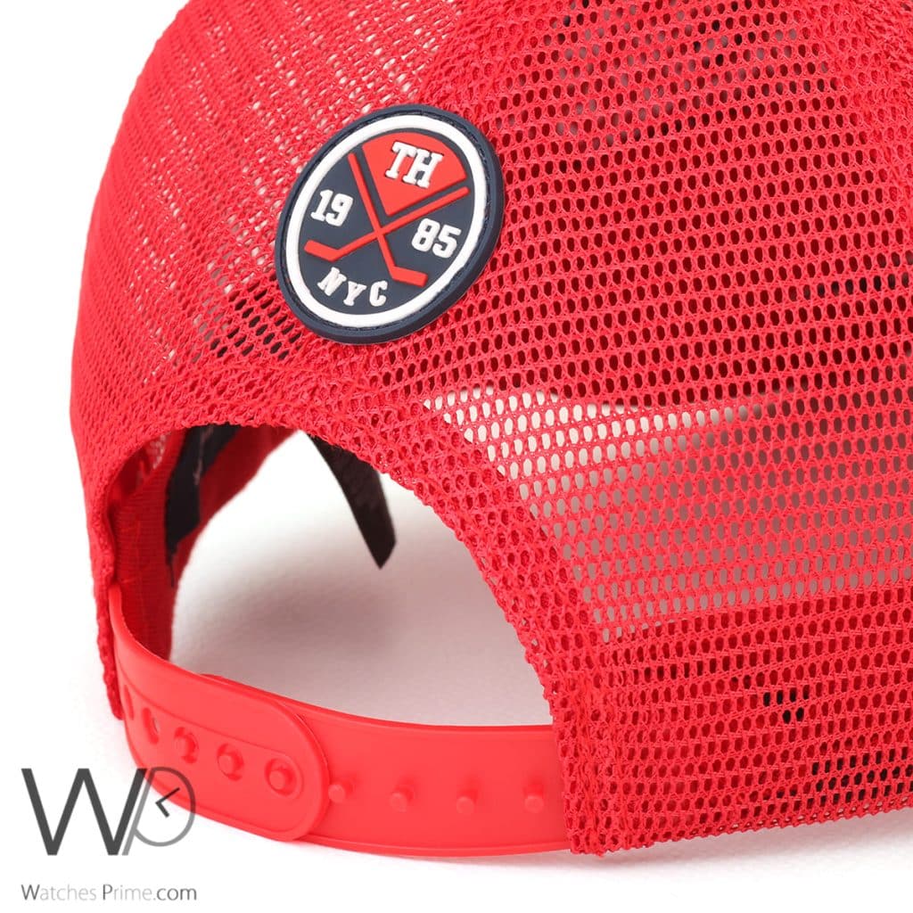 Tommy Hilfiger Red trucker Net Cap | Watches Prime