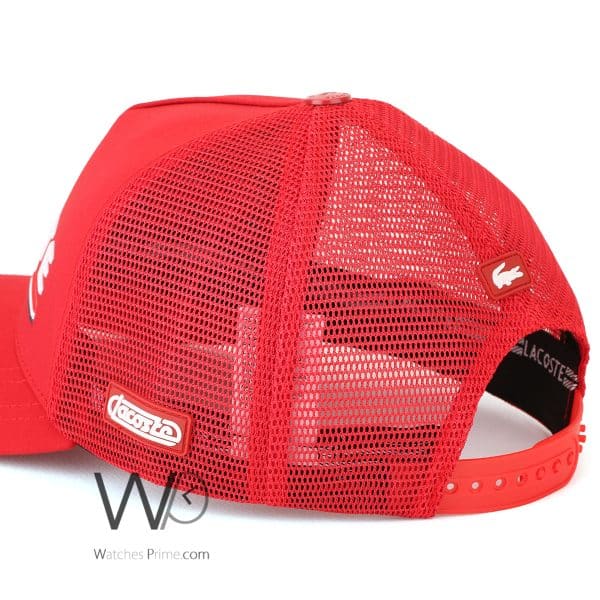 Lacoste France Red Trucker Cap | Watches Prime