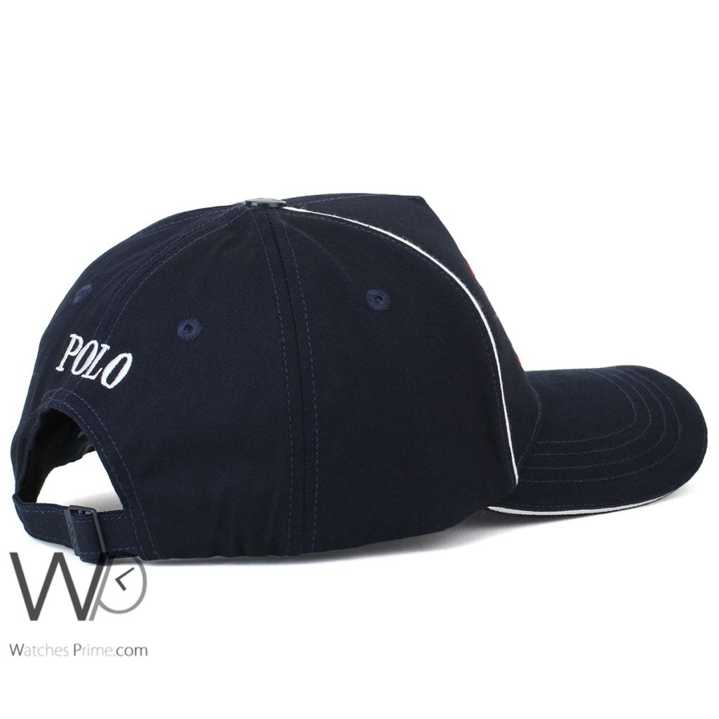 US Polo Ralph Lauren Baseball Navy Blue Cotton Cap | Watches Prime