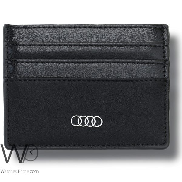 Audi Card Holder Wallet Black For Men | Watches Prime