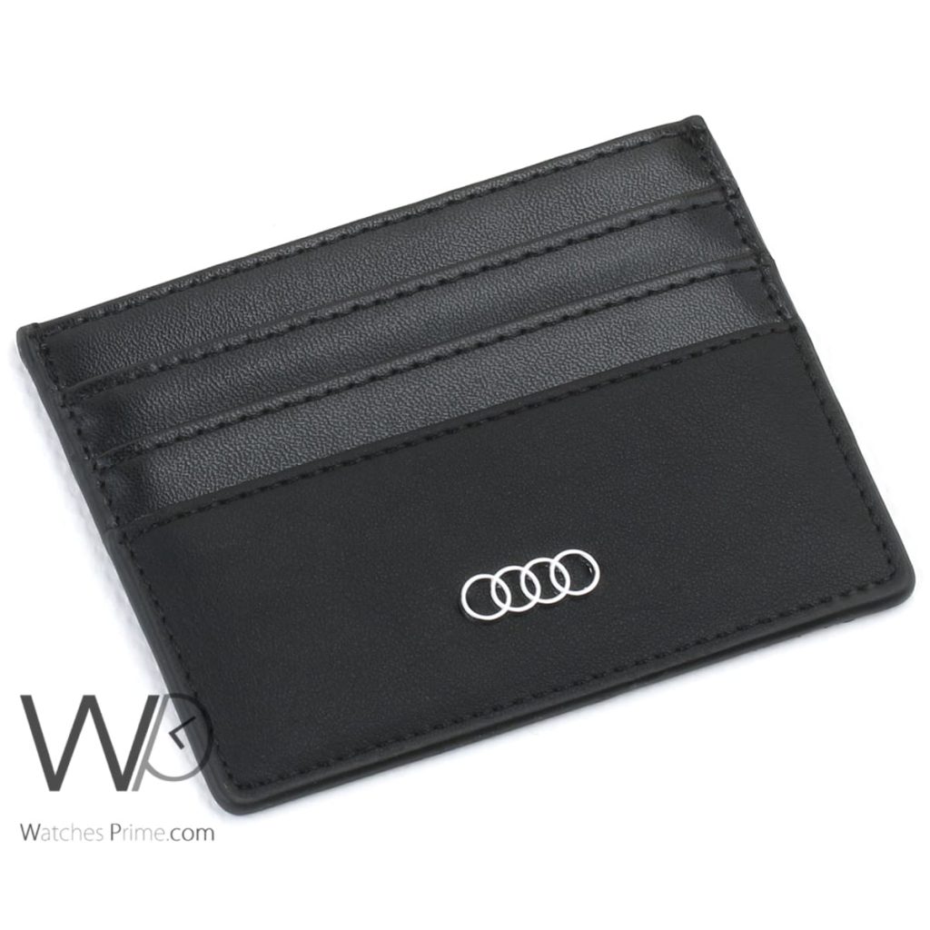 Audi Card Holder Wallet Black For Men | Watches Prime