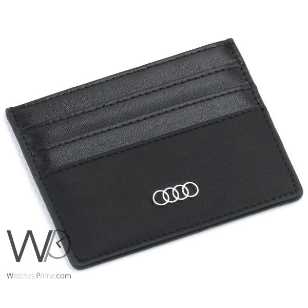 Audi Card Holder Wallet Black For Men | Watches Prime