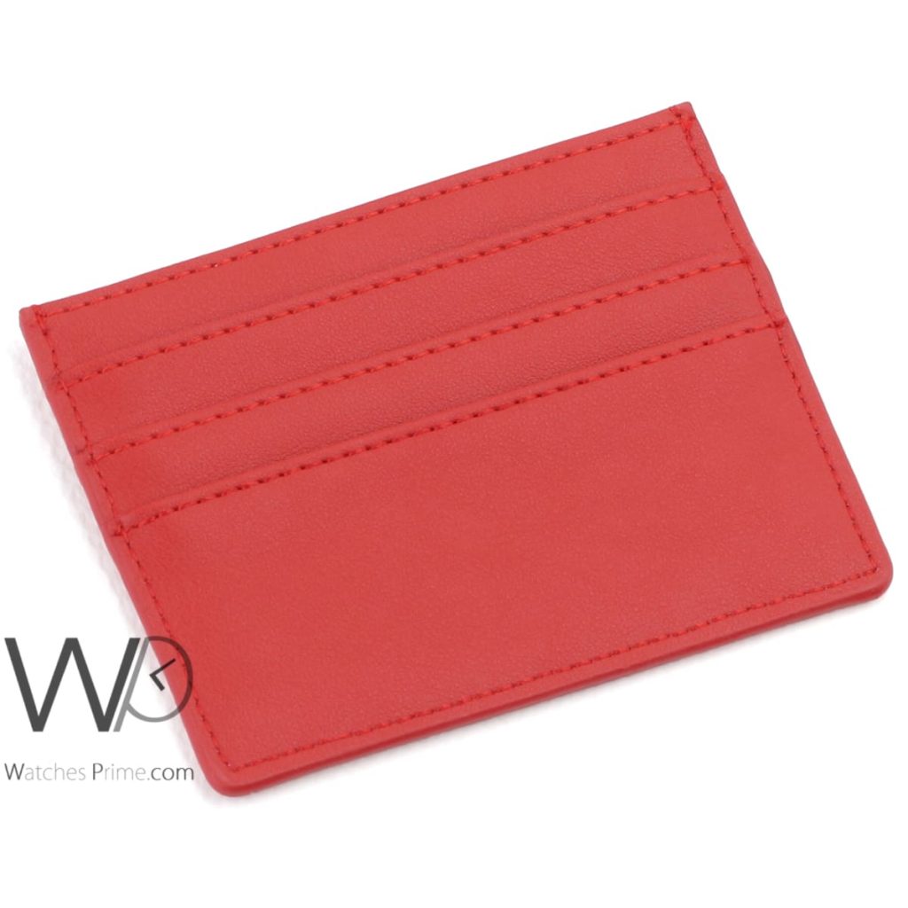 Audi Card Holder Wallet For Men Red | Watches Prime