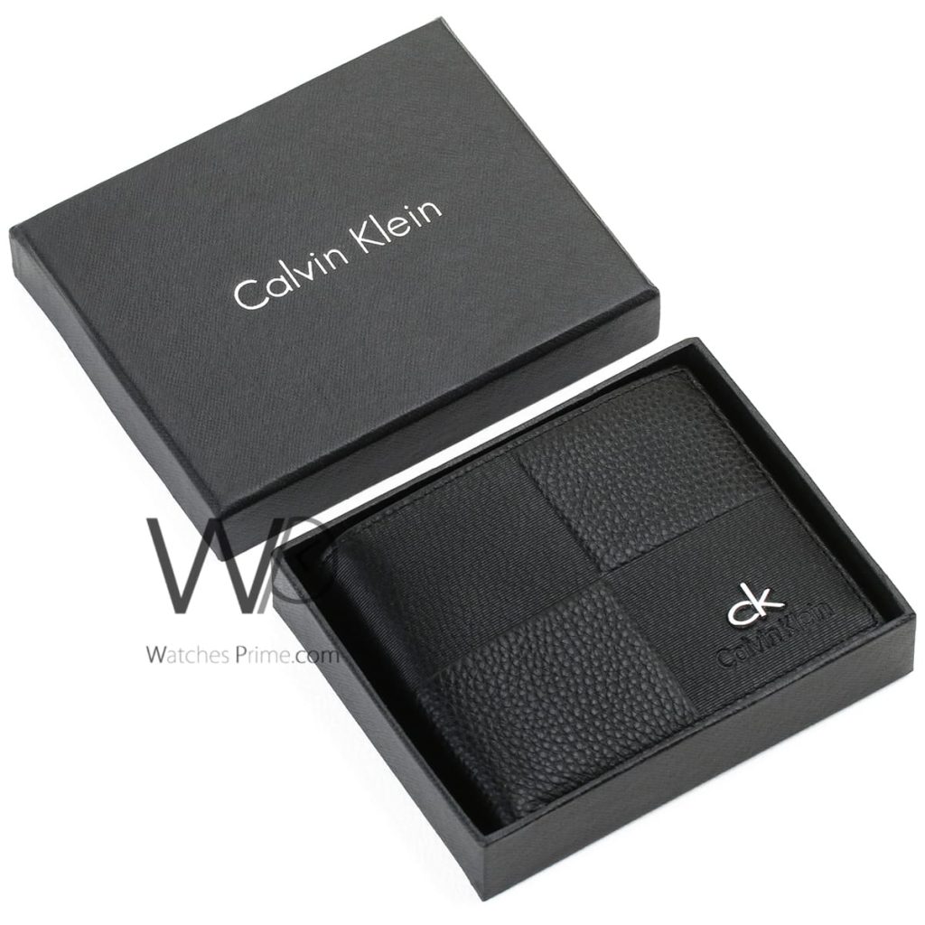 Calvin Klein CK Wallet Black For Men | Watches Prime