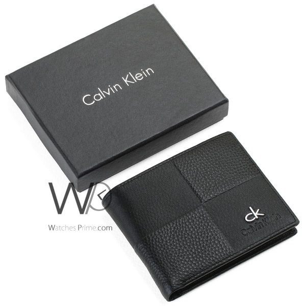Calvin Klein CK Wallet Black For Men | Watches Prime
